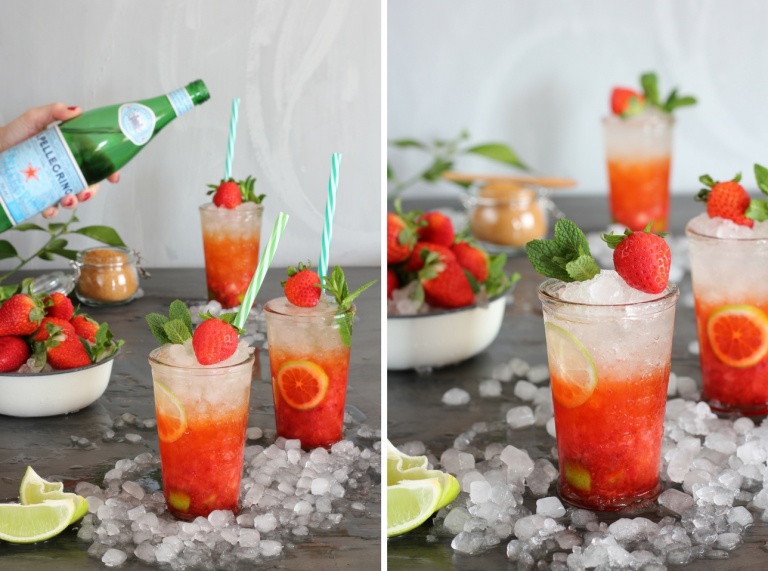 Mojito de Fresa | The Gourmet Journal