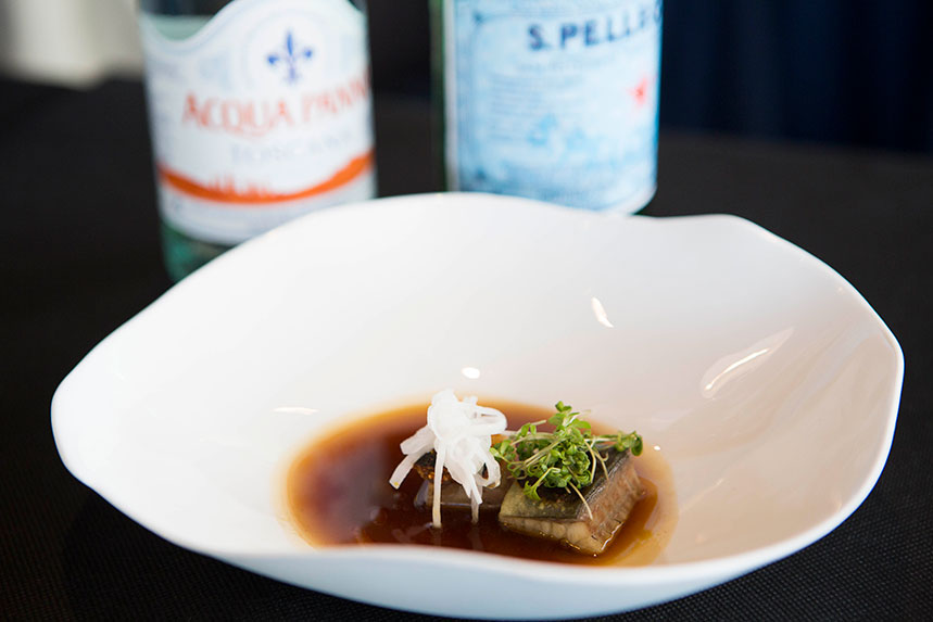 Colágenos, berros y nabo encurtido | The Gourmet Journal